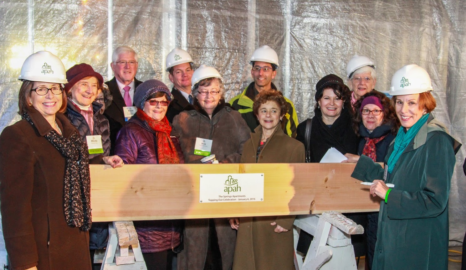 APAH "Tops Out" New Property in North Arlington - January 6, 2016 ...